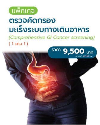 แพ็กเกจ ตรวจคัดกรอง มะเร็งระบบทางเดินอาหาร (Comprehensive GI Cancer ...